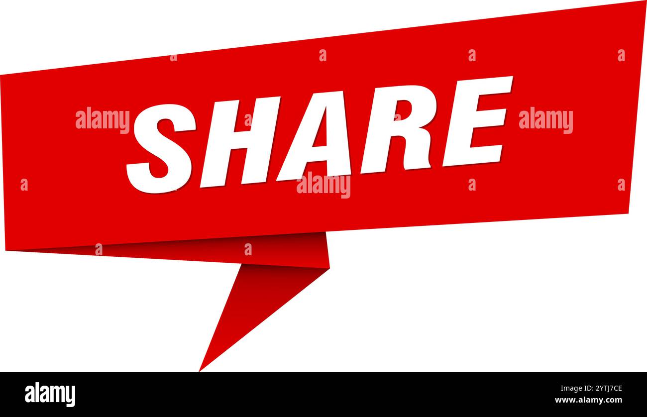 share banner. share speech bubble, label, sticker, ribbon, sign ...
