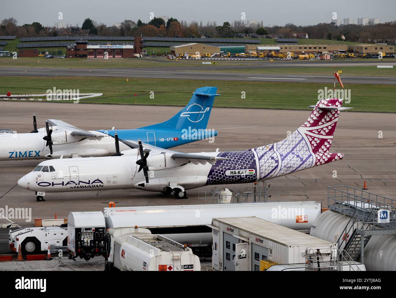 Fleet Air International ATR 72-201 at Birmingham Airport, UK (HA-KAY ...