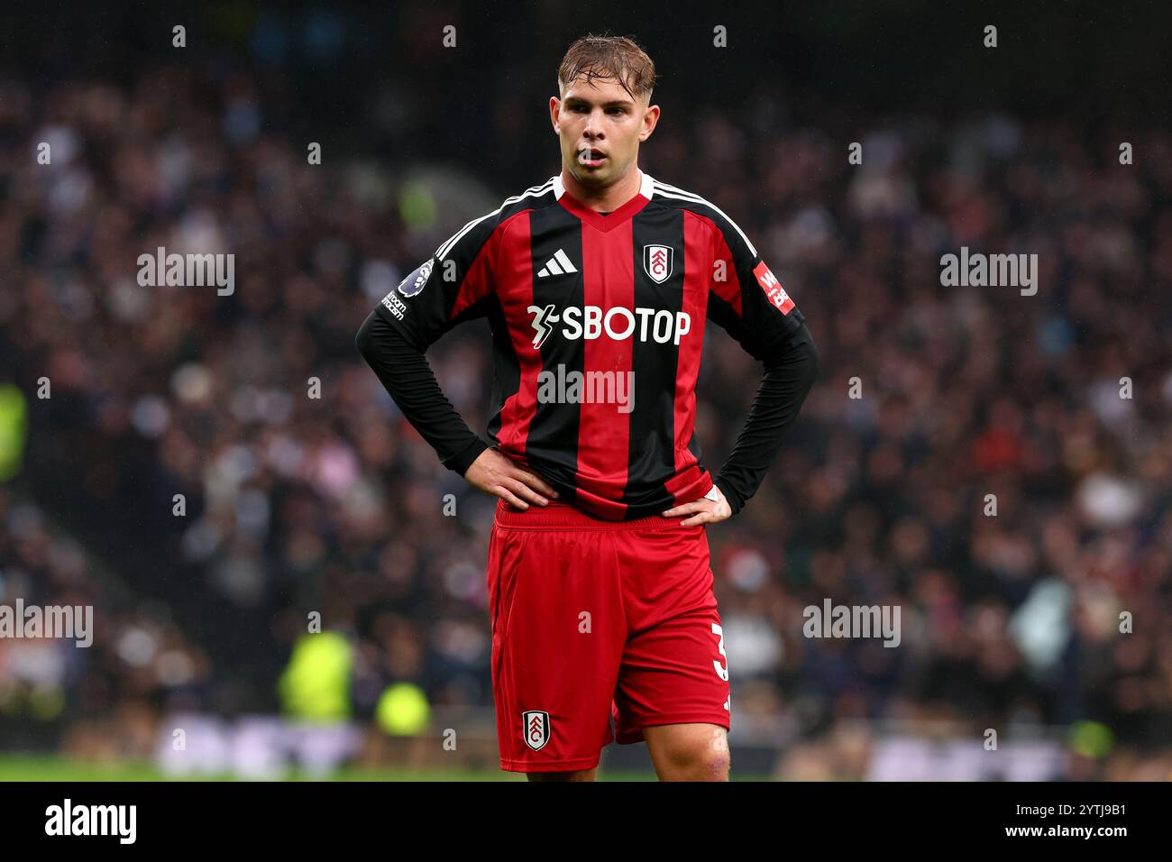 Emile Smith Rowe of Fulham - Tottenham Hotspur v Fulham, Premier League ...