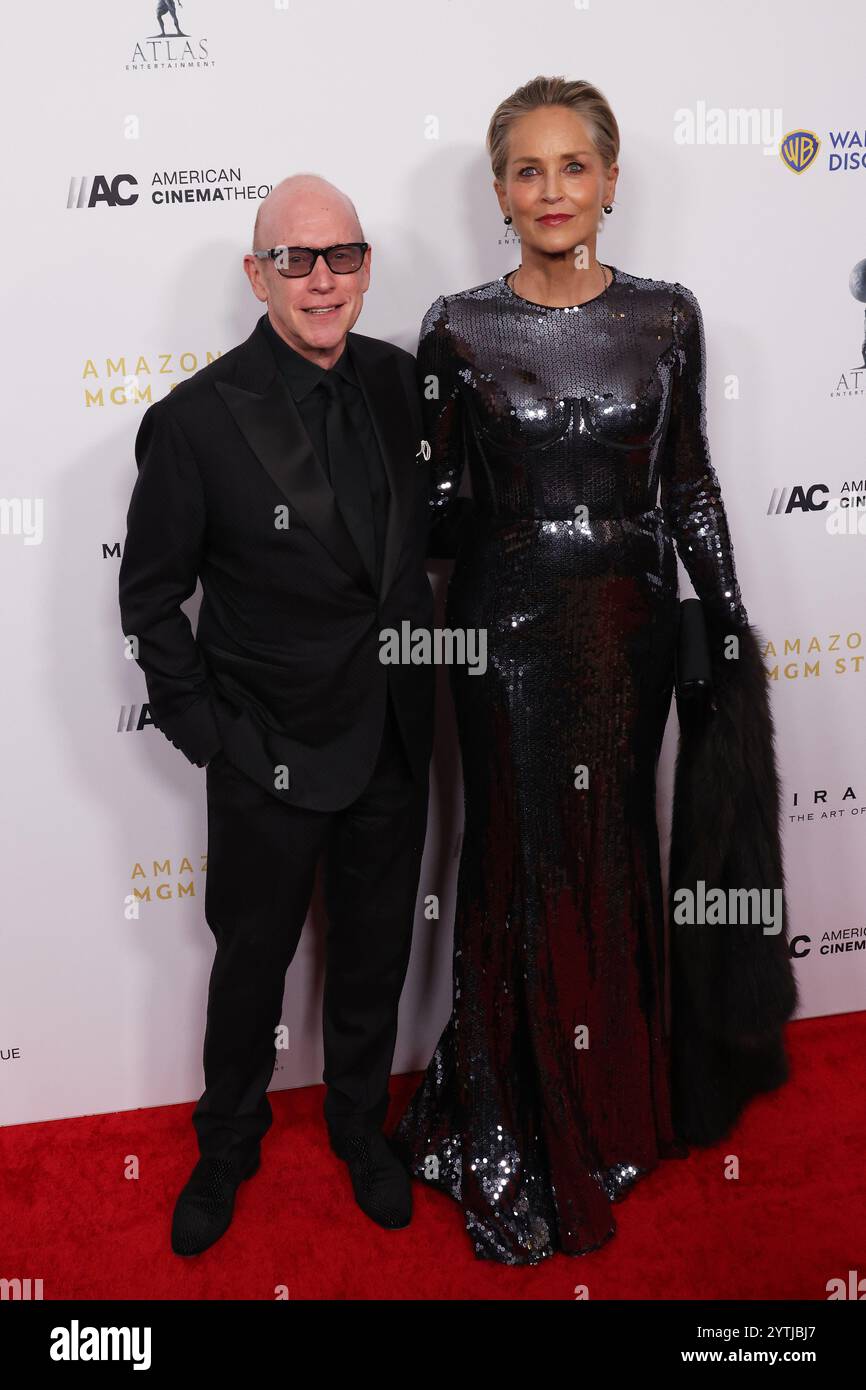Beverly Hills, USA. 06th Dec, 2024. Kevin Goetz and Sharon Stone attend ...
