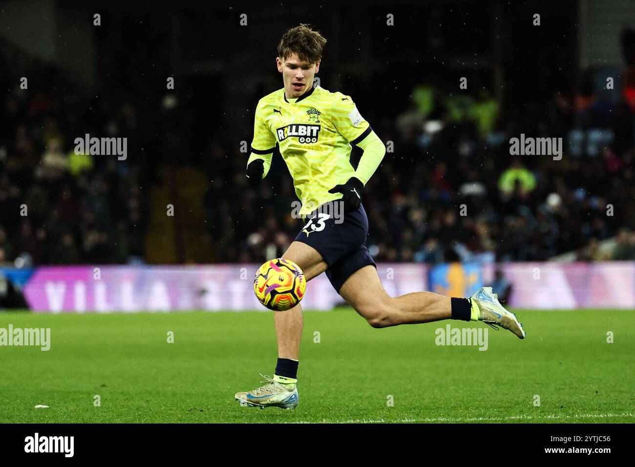 Tyler Dibling of Southampton in action during the Premier League match ...