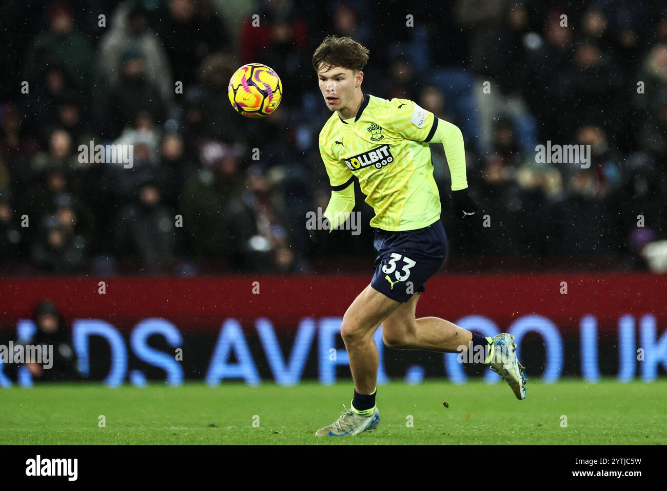 Tyler Dibling of Southampton in action during the Premier League match ...