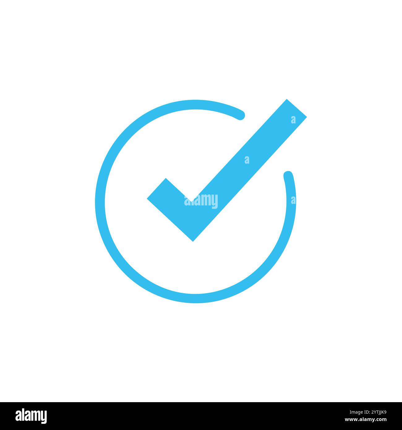 Verified blue tick hi-res stock photography and images - Alamy