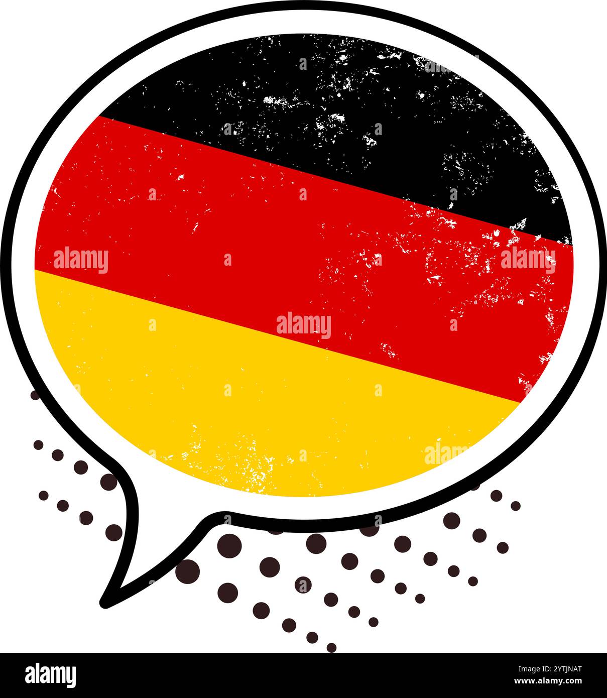 German speech bubble hi-res stock photography and images - Alamy