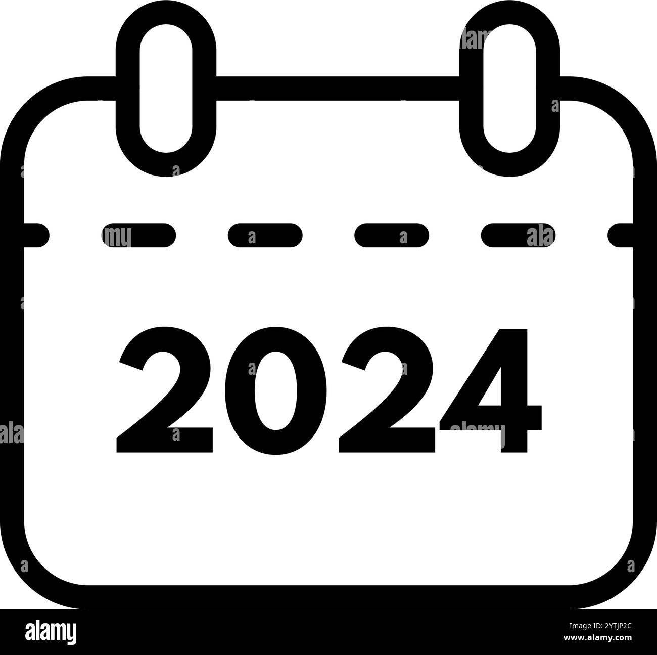 2024 year, calendar icon Stock Vector Image & Art - Alamy