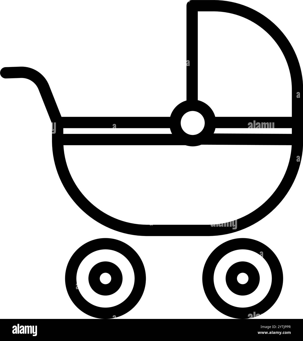 baby carriage - vector icon Stock Vector Image & Art - Alamy