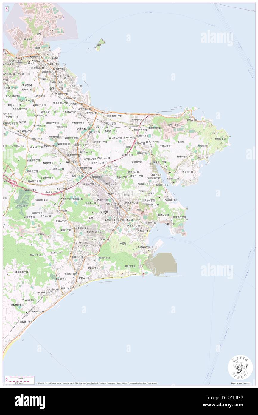 Wakamiyadai, Yokosuka Shi, JP, Japan, Kanagawa, N 35 14' 15'', N 139 42 ...