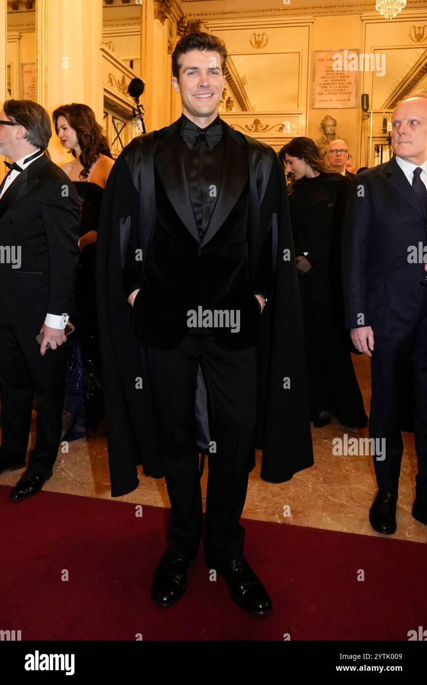Italian renowned dancer Roberto Bolle arrives at Milan's Opera House La ...