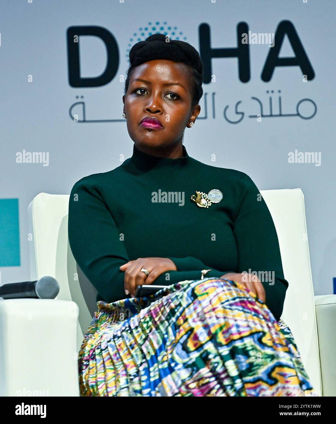 DOHA FORUM 2024 Paula Ingabire Minister of Information Communication Technology of Rwanda takes ...