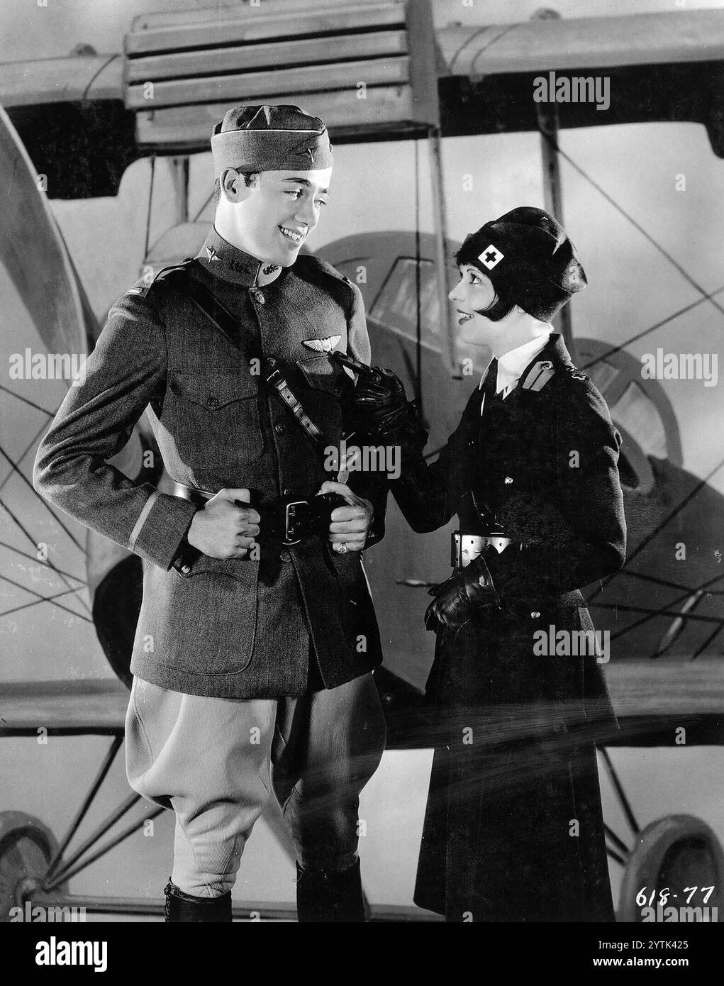 Wings (Paramount, 1927) Clara Bow and Charles 'Buddy' Rogers, publicity ...