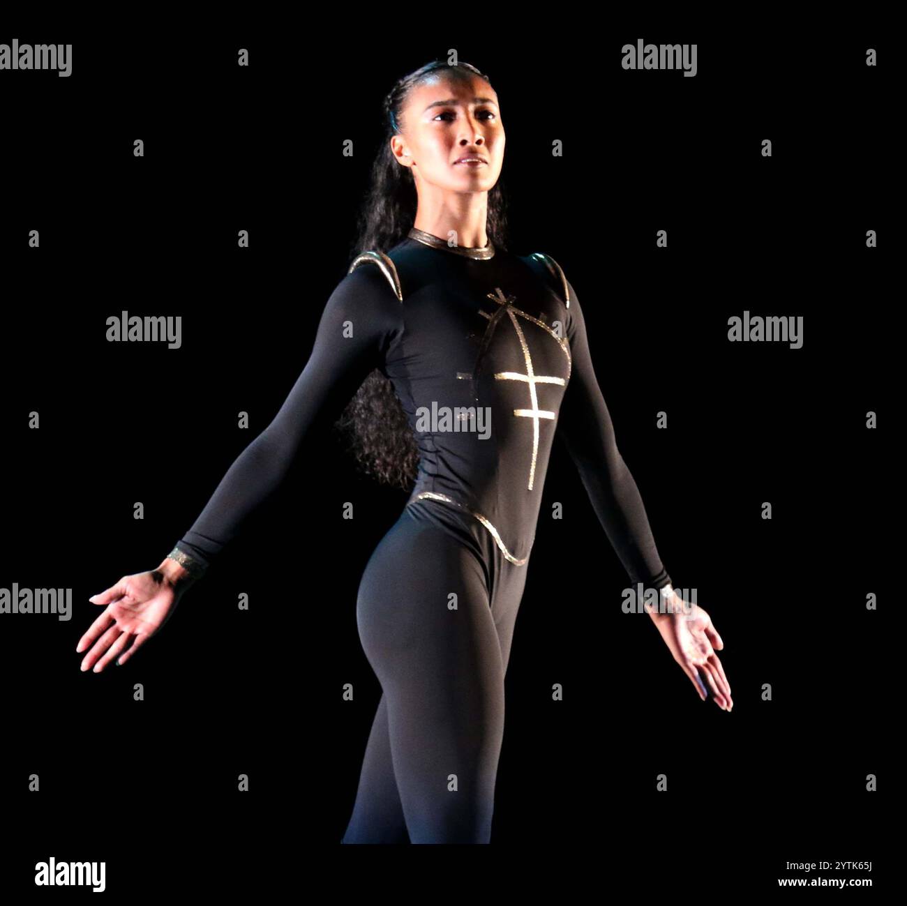 December 6, 2024, New York, New York, USA: Alvin Ailey dancer HANNAH ...