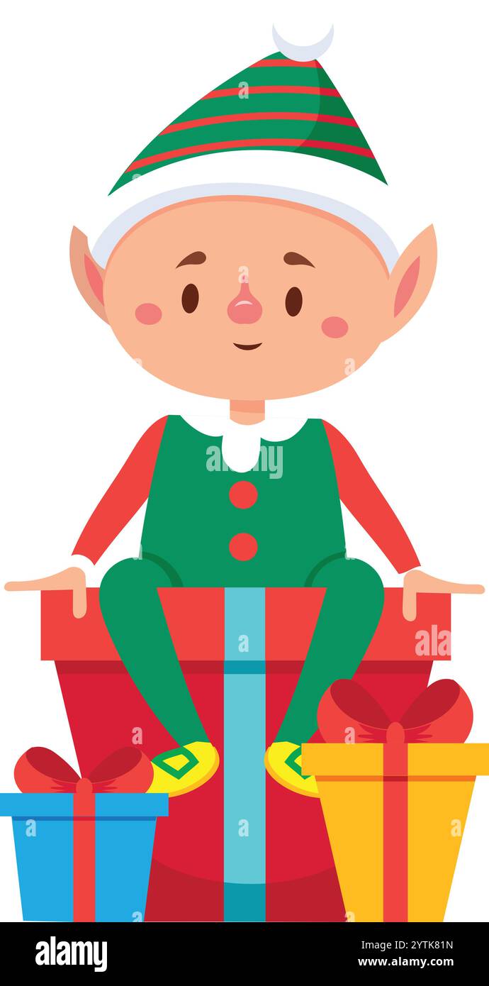 Box sitting on pole Stock Vector Images - Alamy