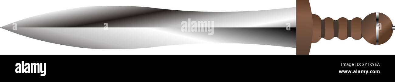 gladius sword - silhouette Stock Vector Image & Art - Alamy