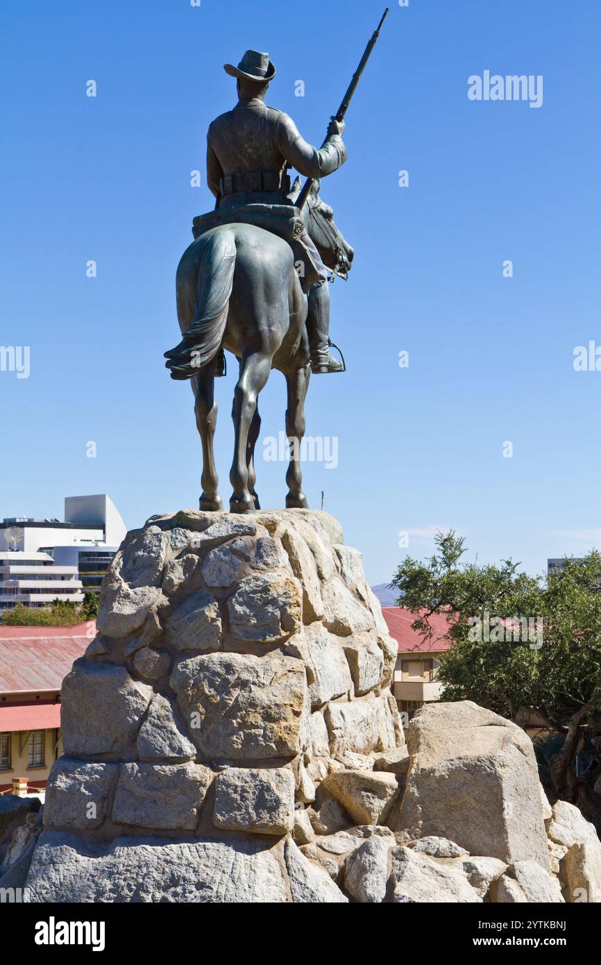 Equestrian Monument in Windhoek, Namibia Stock Photo - Alamy