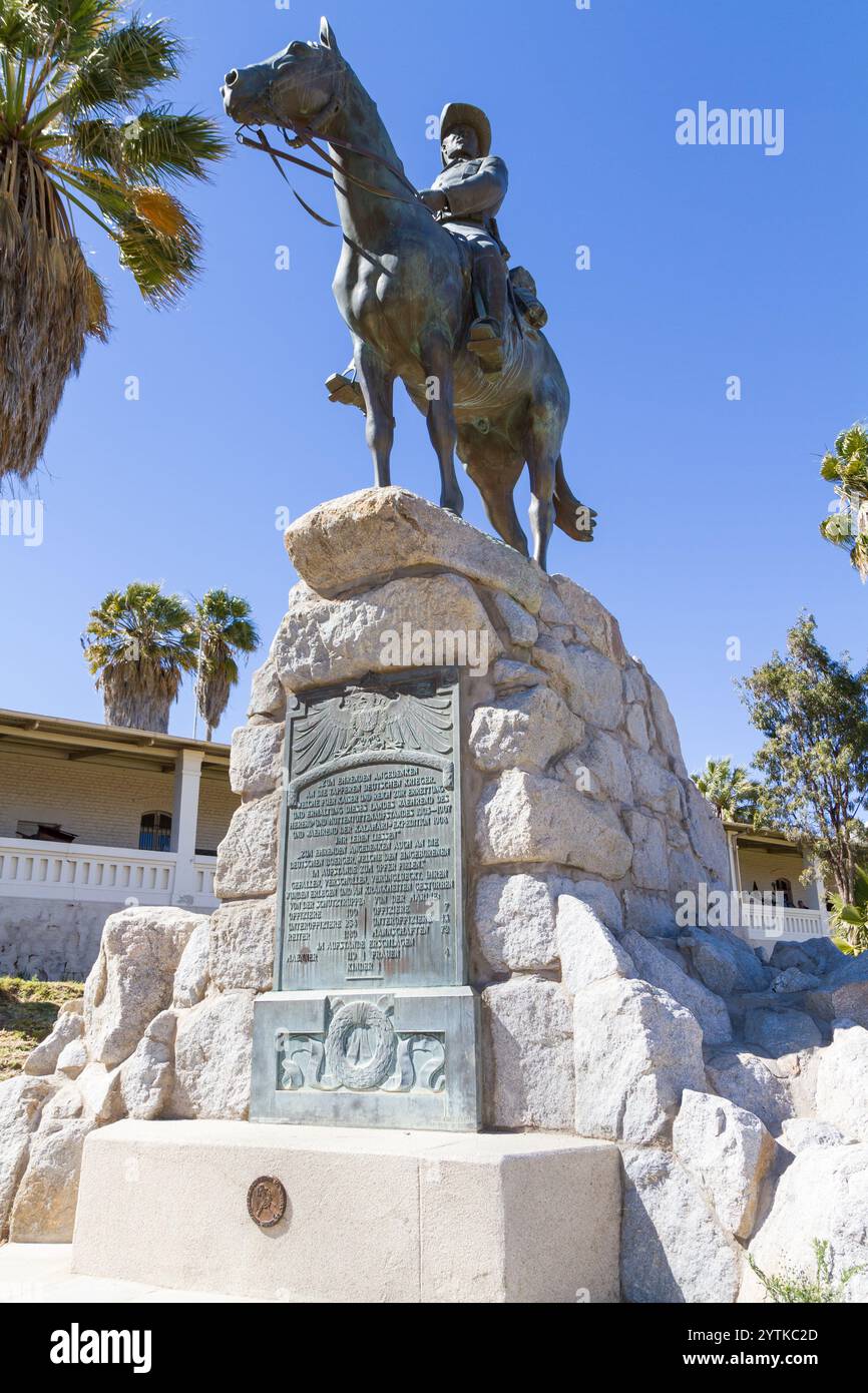 Equestrian Monument in Windhoek, Namibia Stock Photo - Alamy