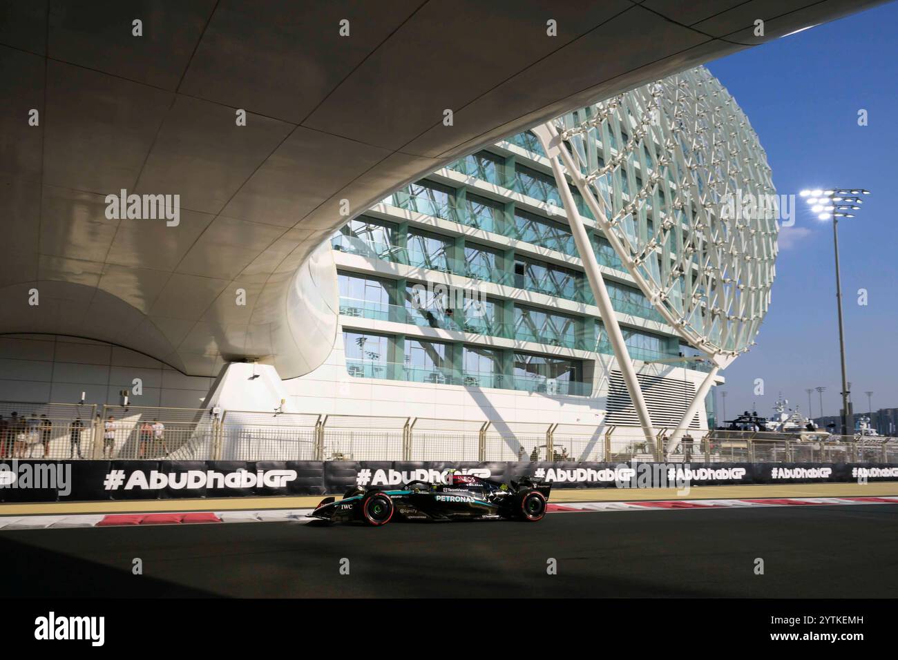 Abu Dhabi, UAE. 07th Dec 2024. Lewis Hamilton of Mercedes-AMG Petronas ...