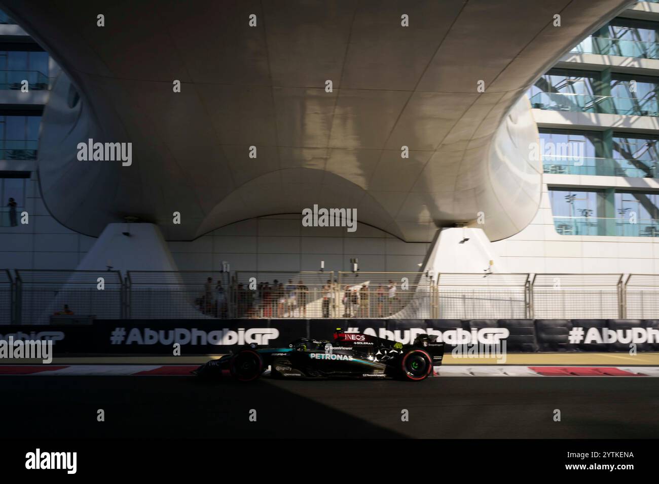 Abu Dhabi, UAE. 07th Dec 2024. Lewis Hamilton of Mercedes-AMG Petronas ...