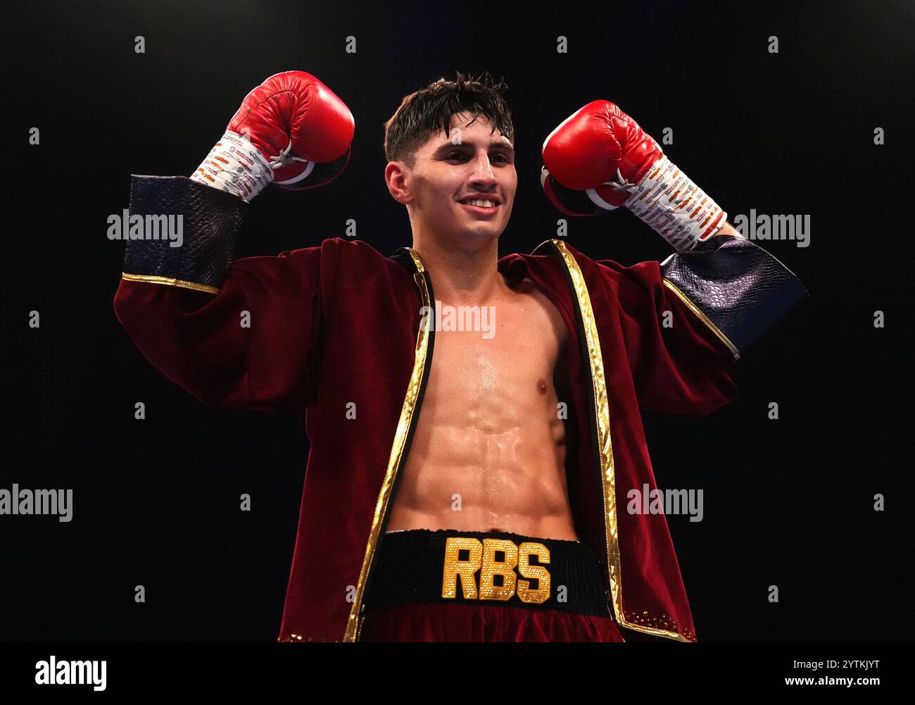 Royston Barney-Smith celebrates victory against Andreas Navarrete at ...