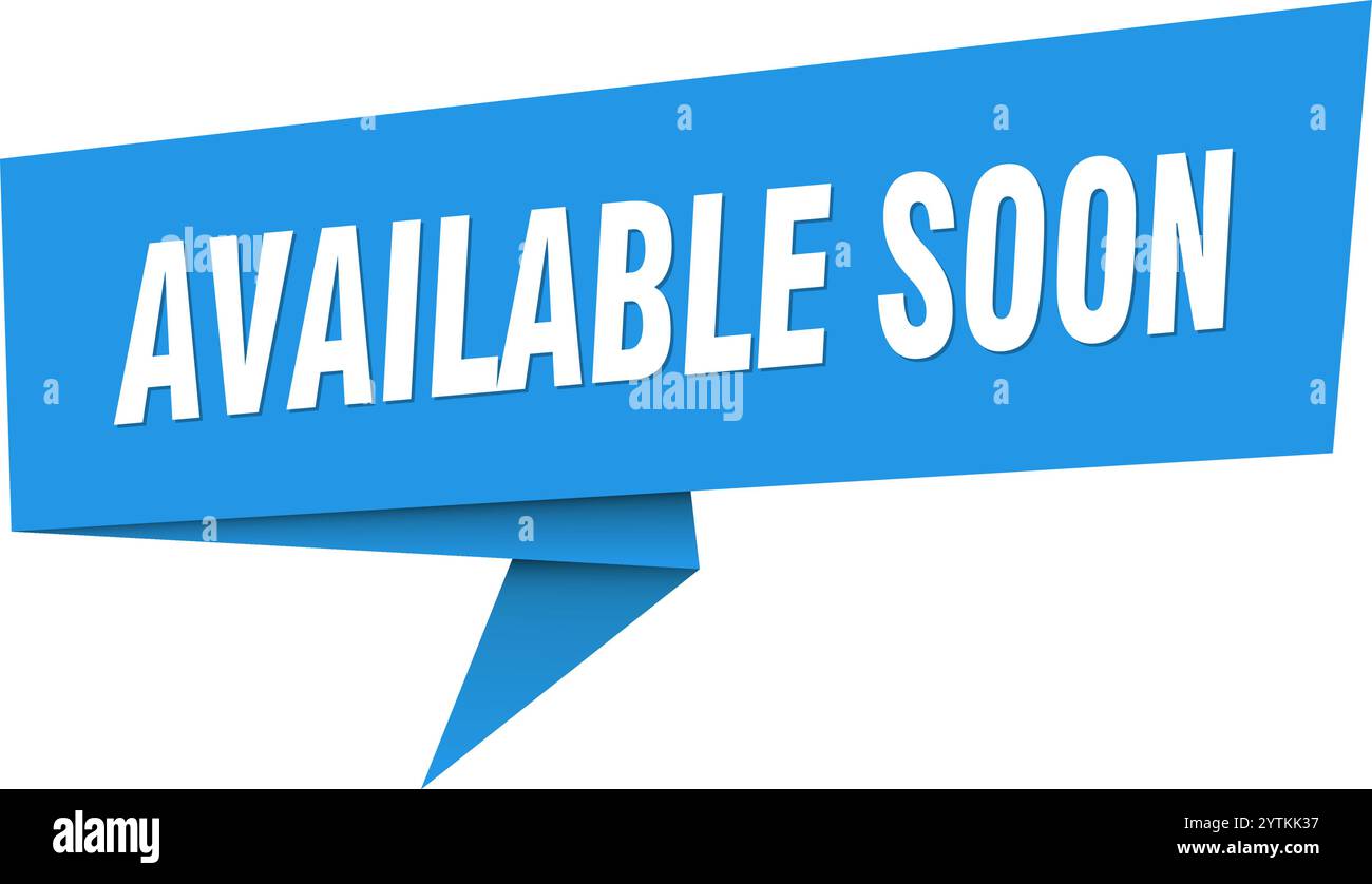 Available soon template design Stock Vector Images - Alamy