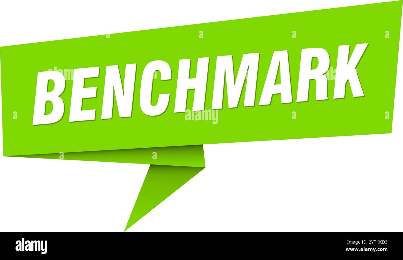benchmark banner. benchmark speech bubble, label, sticker, ribbon, sign ...