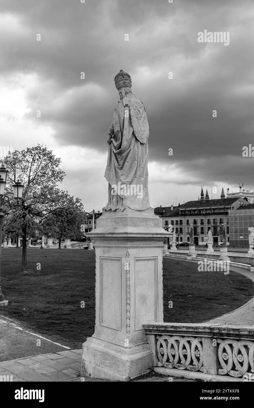Italy padua prato della Black and White Stock Photos & Images - Alamy