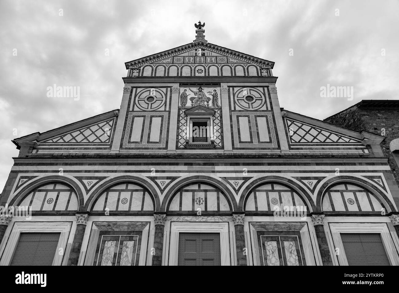 San Miniato al Monte is a basilica in Florence, overlooking the city ...