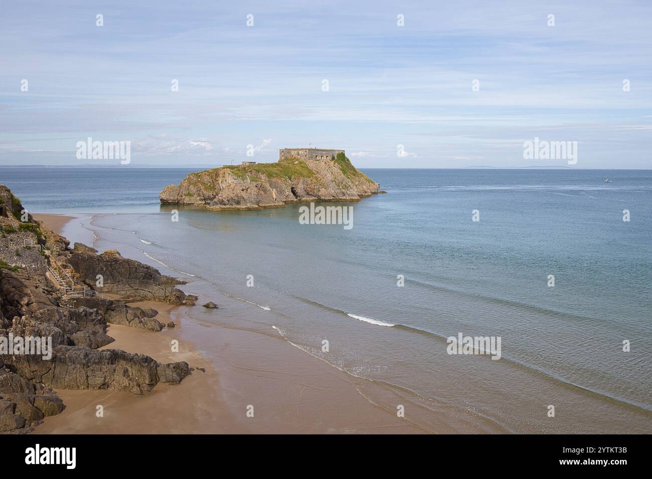 St. Catherine's Island is a small tidal island at Tenby in ...