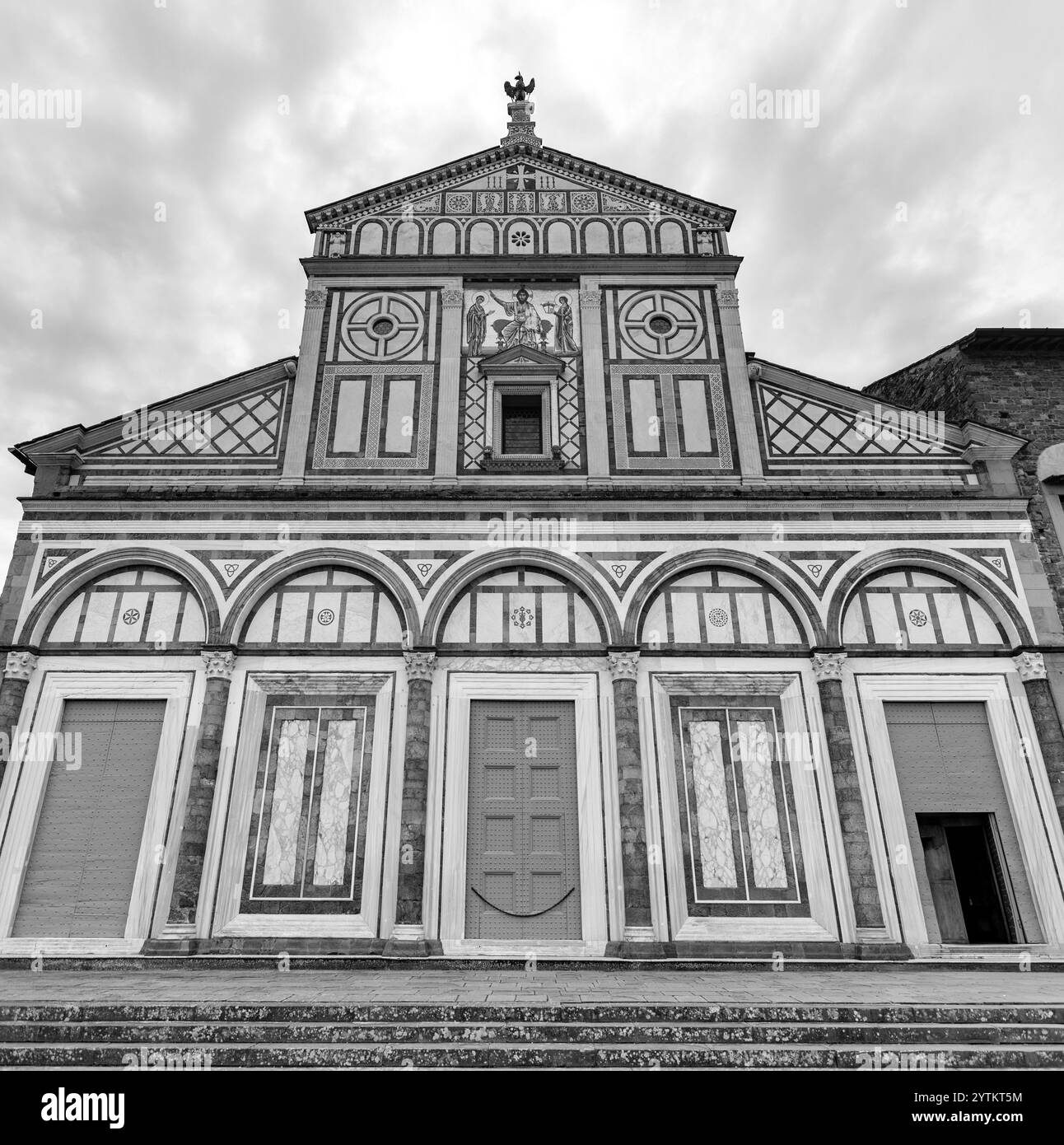 Basilica on a hill Black and White Stock Photos & Images - Alamy