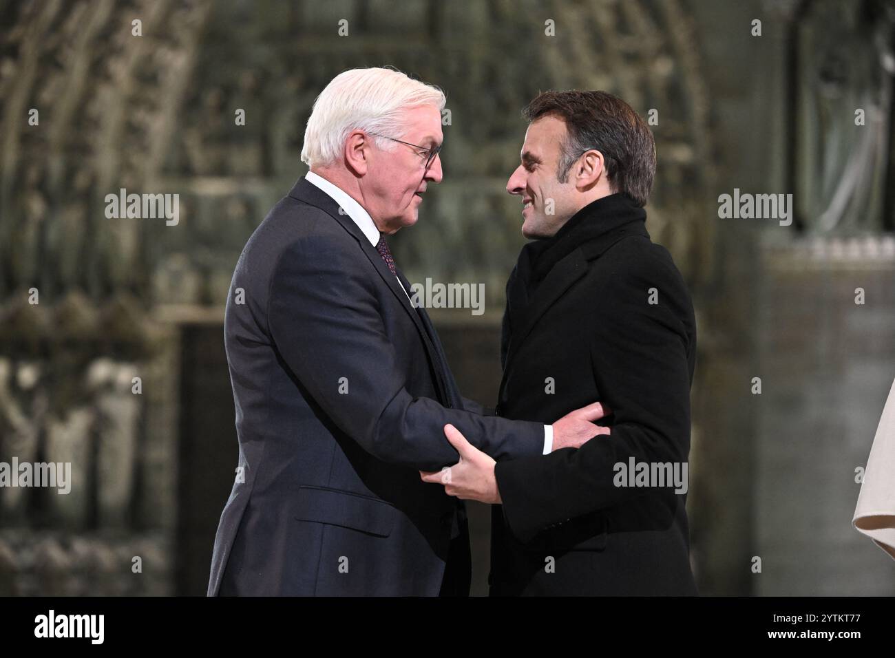 Paris, France. 07th Dec, 2024. German President Frank-Walter Steinmeier ...