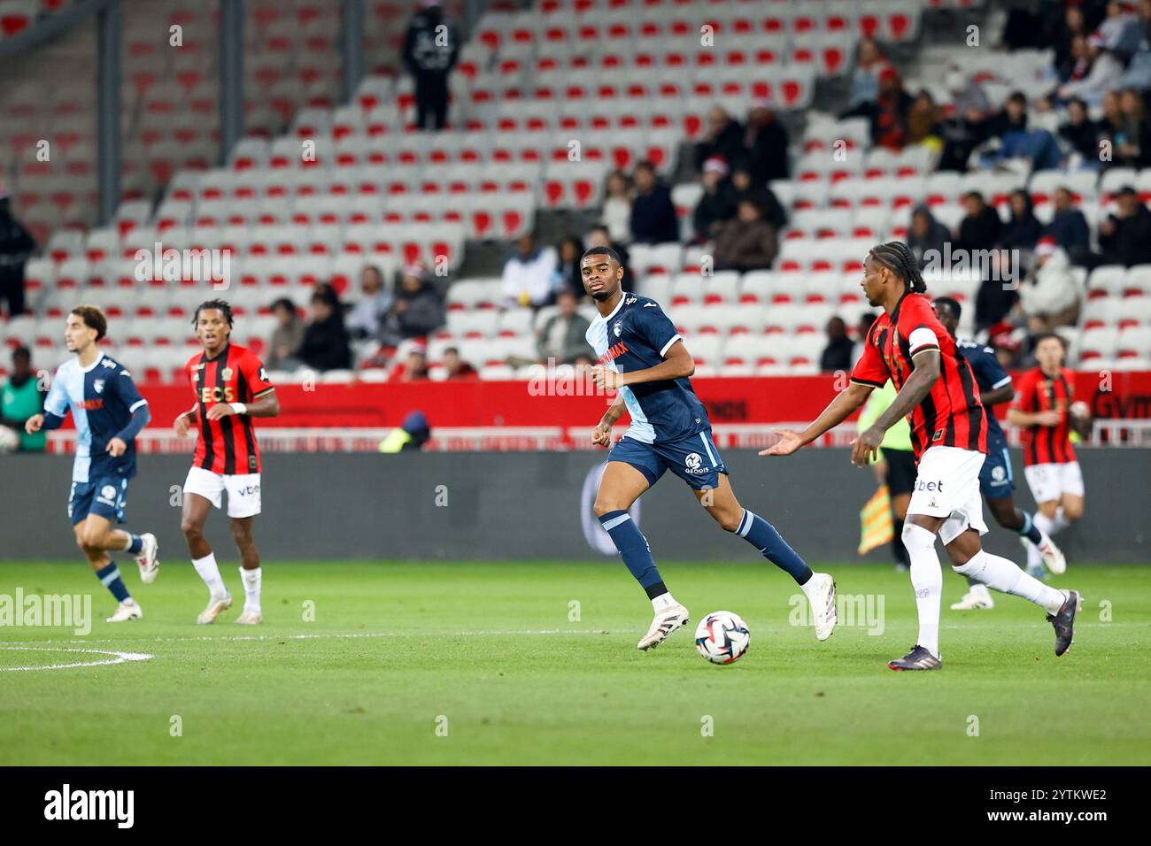 77 Steve NGOURA (hac) during the Ligue 1 McDonald's match between Nice ...