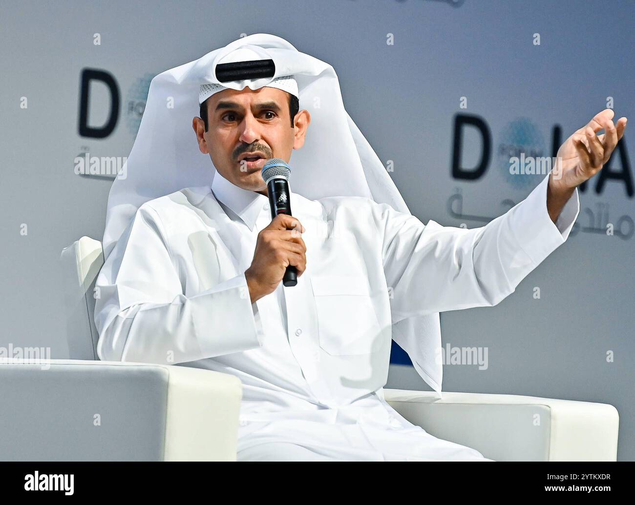 DOHA FORUM 2024 Qatar s Energy Minister and CEO of QatarEnergy, Saad ...