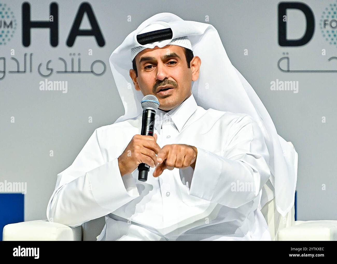 DOHA FORUM 2024 Qatar s Energy Minister and CEO of QatarEnergy, Saad ...