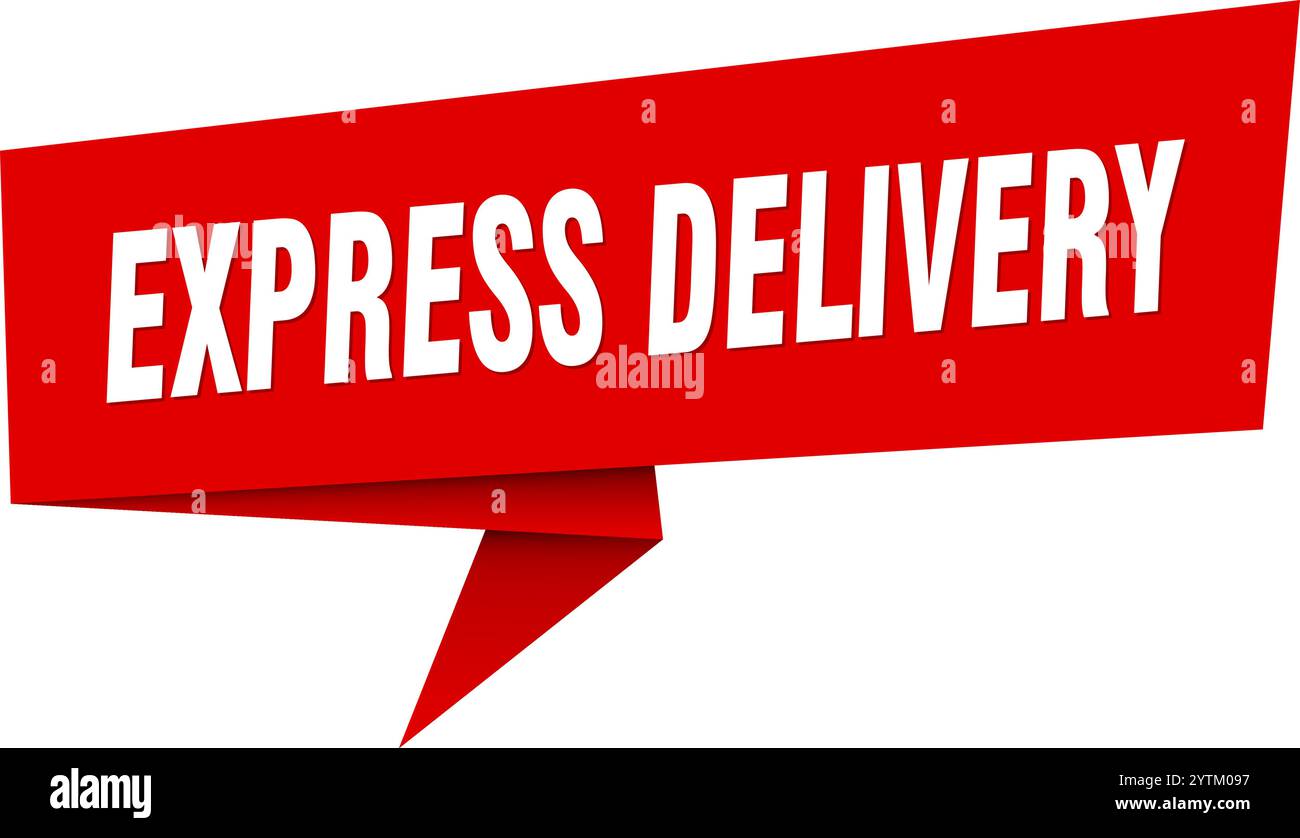express delivery banner. express delivery speech bubble, label, sticker ...