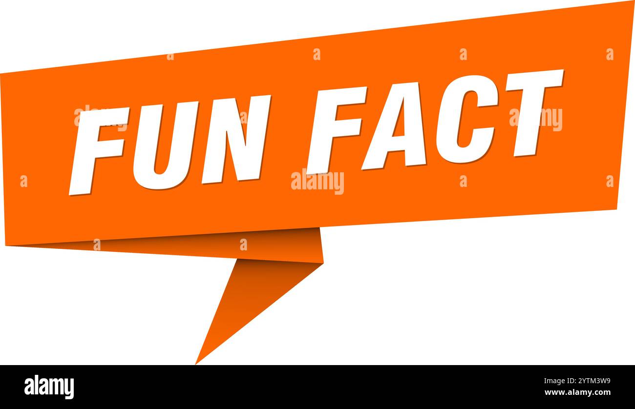 fun fact banner. fun fact speech bubble, label, sticker, ribbon, sign ...