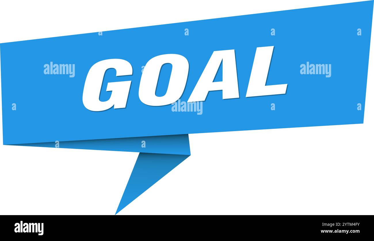goal banner. goal speech bubble, label, sticker, ribbon, sign template ...