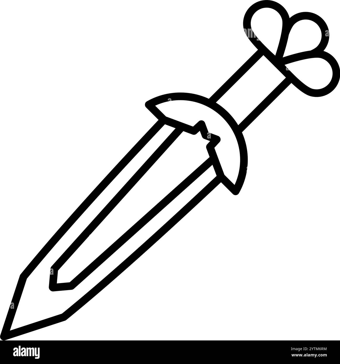 Sword Thrust Stock Vector Images Alamy