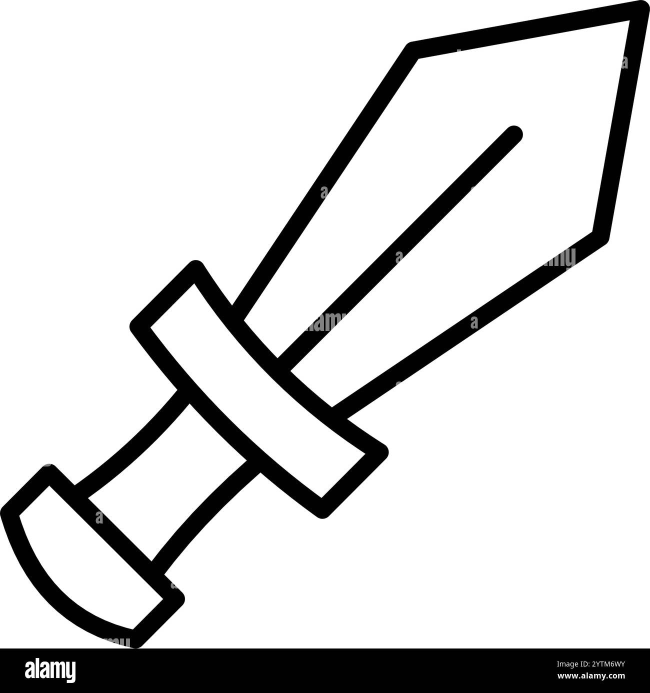 Fencing sword cut Stock Vector Images - Alamy