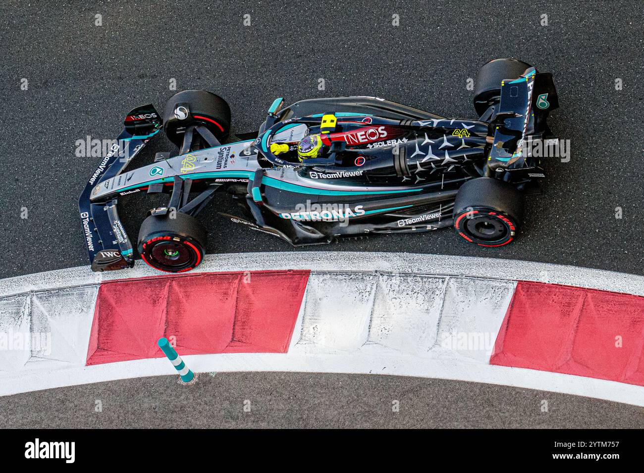 12/7/2024 - Lewis Hamilton (GBR) - Mercedes-AMG PETRONAS F1 Team - Mercedes W15 - Mercedes E ...