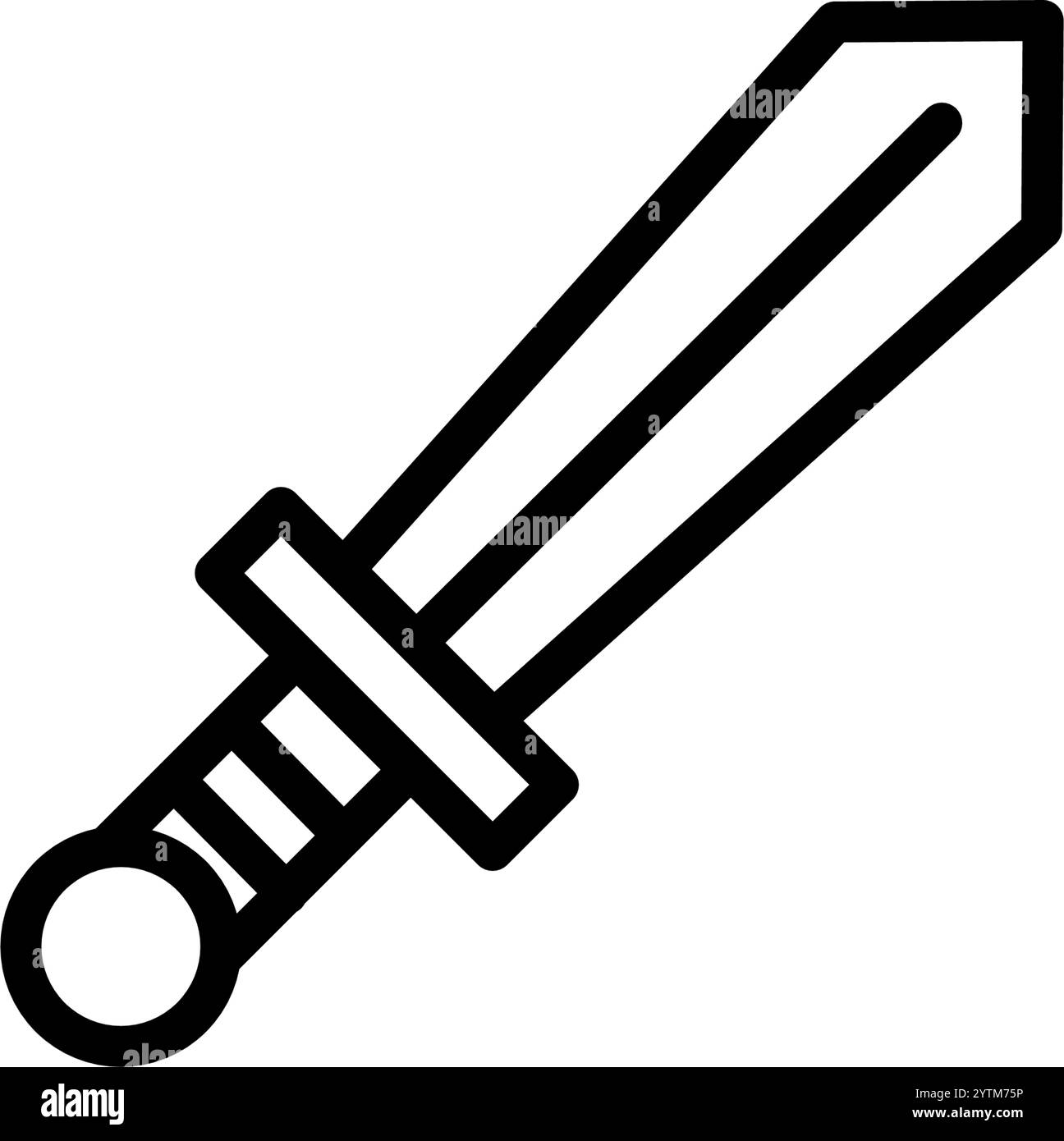 sword - vector icon Stock Vector Image & Art - Alamy