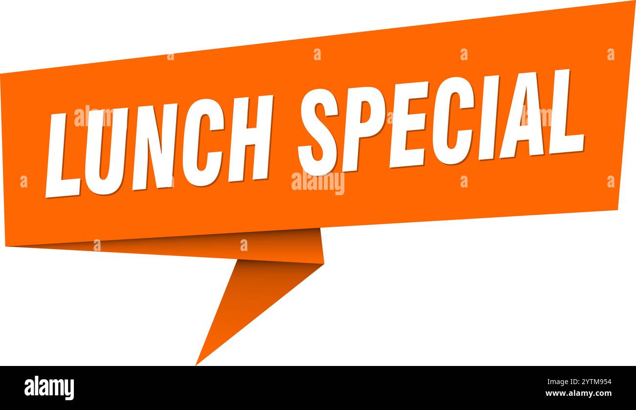 lunch special banner. lunch special speech bubble, label, sticker ...