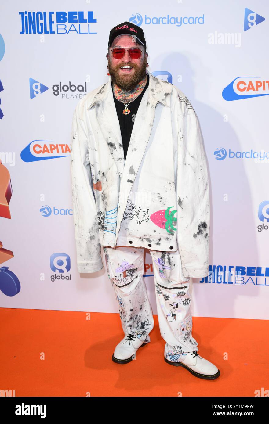 London, UK. December 7th, 2024. Teddy Swims at the Capital’s Jingle ...