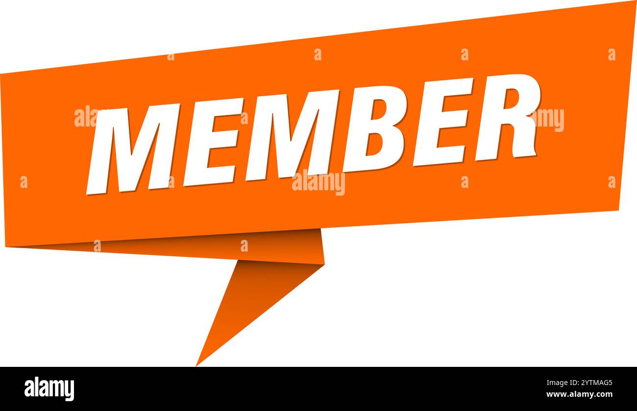 member banner. member speech bubble, label, sticker, ribbon, sign ...