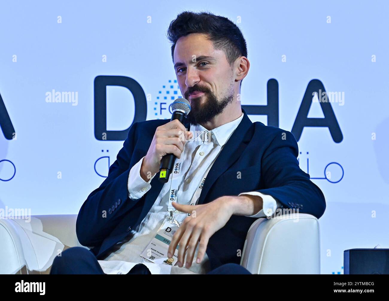 DOHA FORUM 2024 David Vujanic,Content Creator takes part in a panel ...