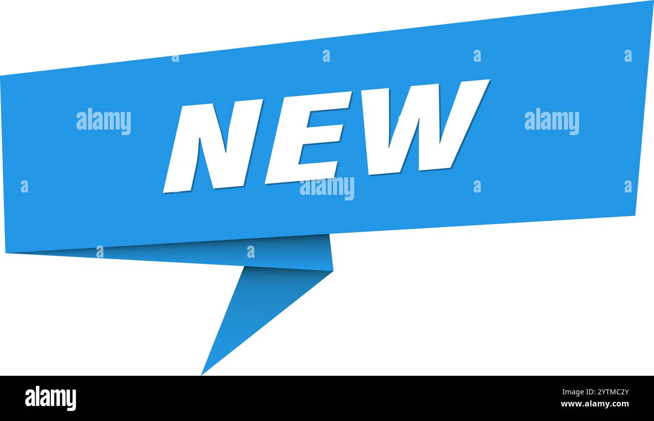 new banner. new speech bubble, label, sticker, ribbon, sign template ...