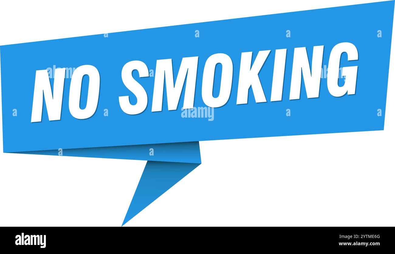 no smoking banner. no smoking speech bubble, label, sticker, ribbon ...