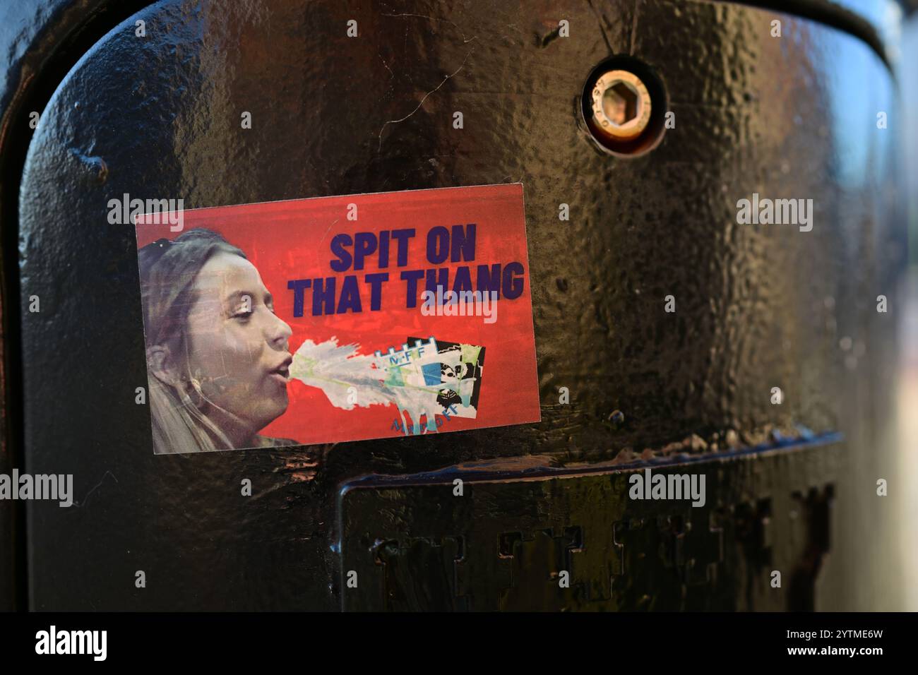 Helsingborg, Skåne, Sweden. December 1 2024. Hawk Tuah Girl Hailey ...