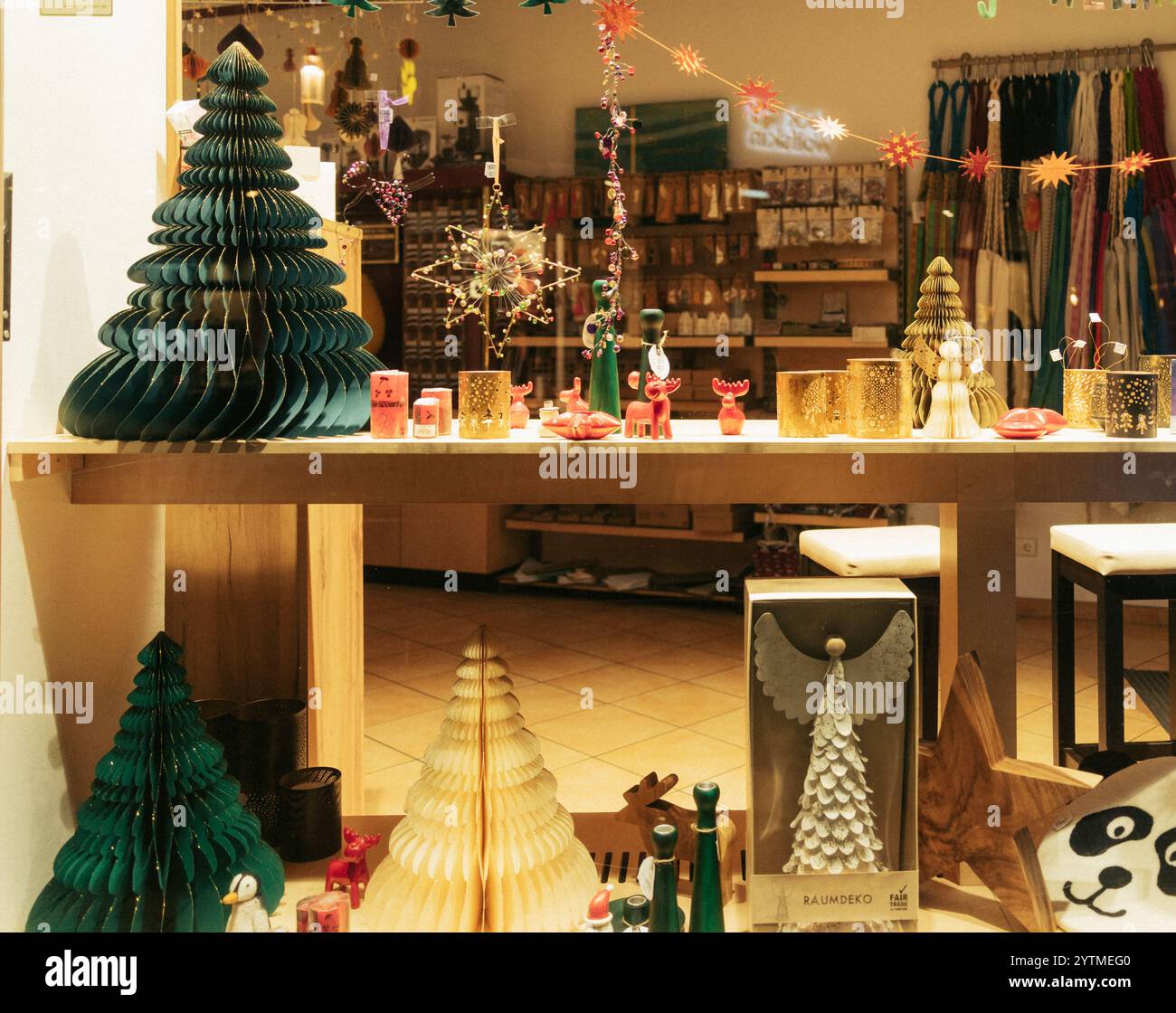 A beautifully designed retail store that showcases unique holiday ...