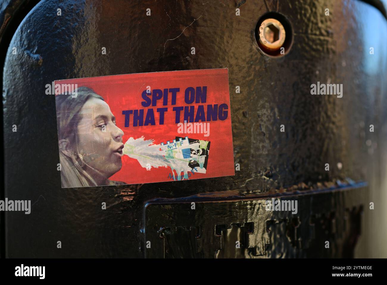 Helsingborg, Skåne, Sweden. December 1 2024. Hawk Tuah Girl Hailey ...