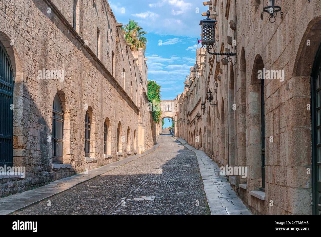 The Street of The Knights (aka Odos Ippoton), a historical location in ...