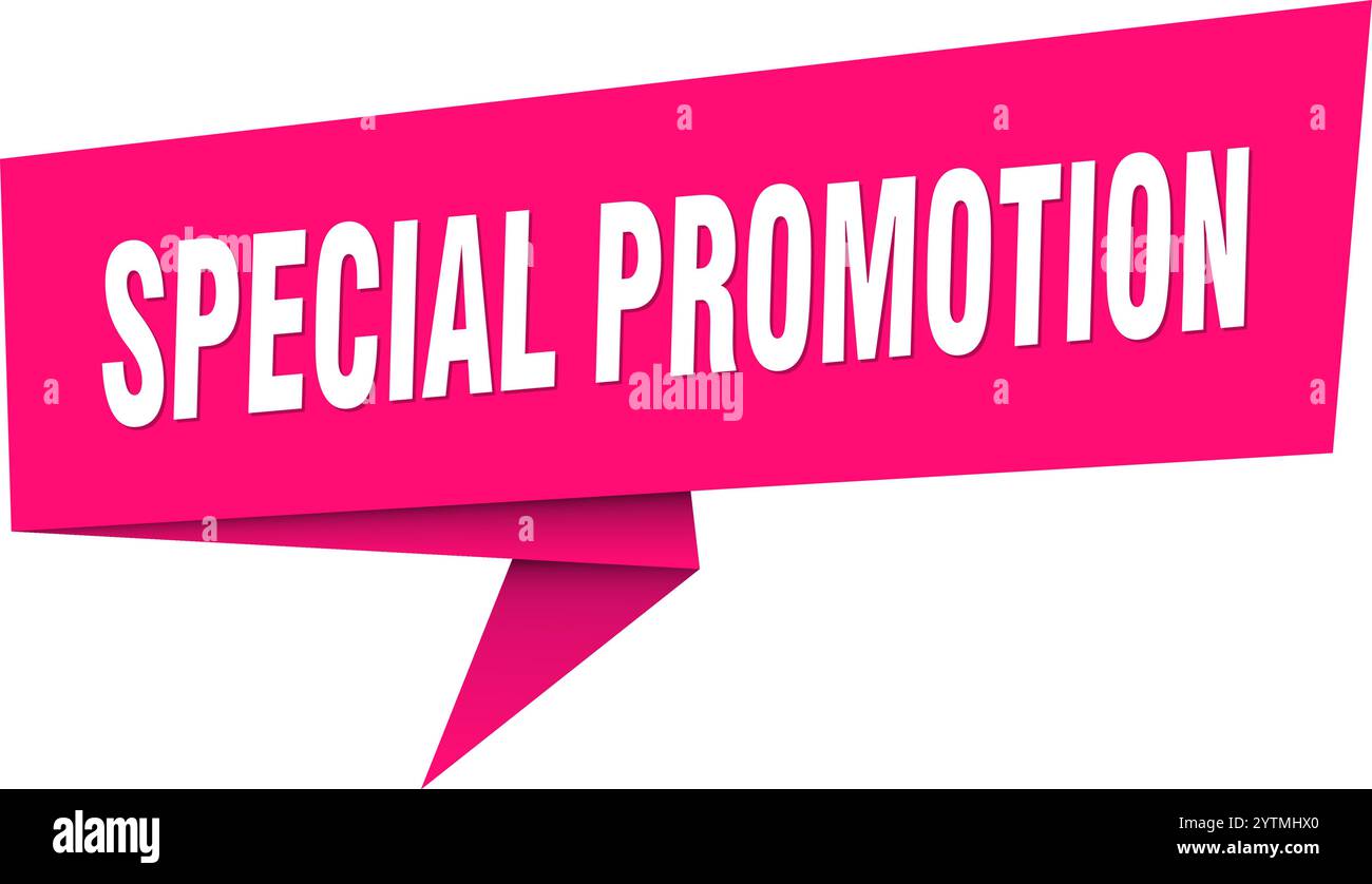 special promotion banner. special promotion speech bubble, label ...